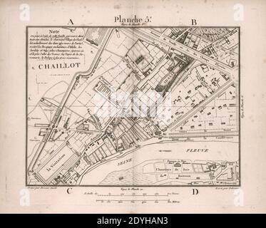 La topographie de Paris by Nicolas Maire - Planche 12e - David Rumsey ...