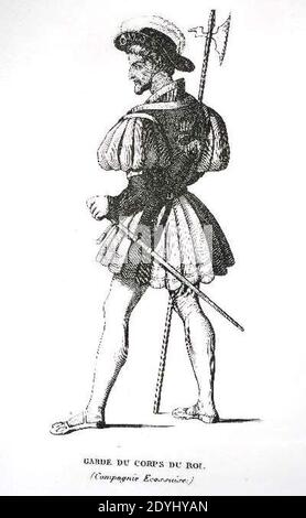 Garde du Corps du Roi, Compagnie Ecossaise. Royal bodyguard to King ...