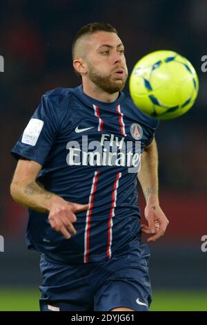 PSG's Jeremy Menez during the League Cup 1/8 of final soccer match ...