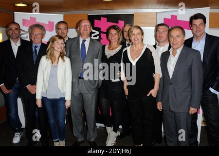 Alexandre Boyon attending the press conference of 'Les Plus Grands ...
