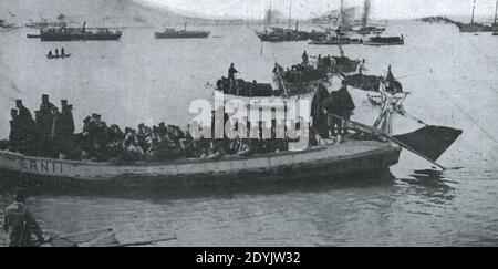 The landing of Japanese Marines at Chemulpo Bay in Korea was a ...