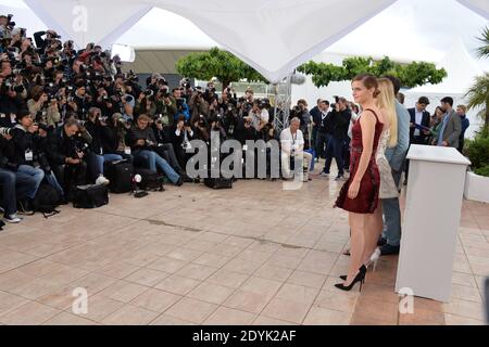 Emma Watson posing at the photocall of The Bling Ring directed by Sofia ...