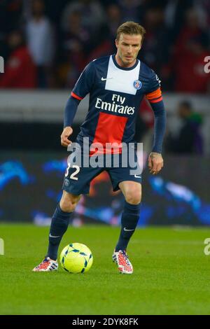 PSG's David Beckham farewell during the French First League soccer ...