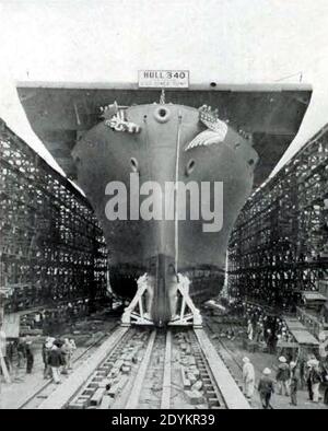 USS Lunga Point CVE-94 Stock Photo - Alamy