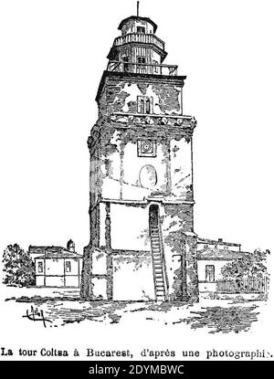 La tour Coltea Stock Photo - Alamy