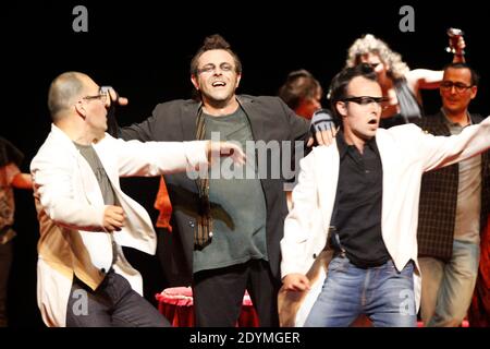 Spanish theater company during the Operetta's general repetition at ...