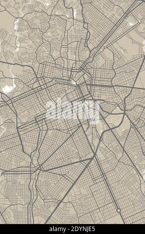 Curitiba map. Detailed map of Curitiba city administrative area ...