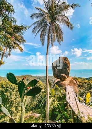 Koh Samui Overlap Stone in thailand, south east Asia Stock Photo - Alamy