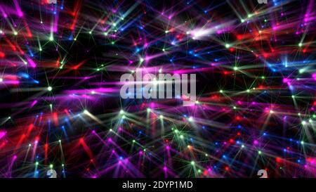 laser ray light neon rays illustration render Stock Photo - Alamy