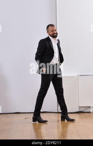 Designer Julien Fournie at the runway final during the Julien Fournié ...