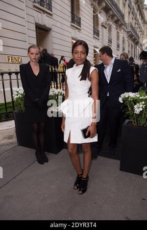Naomie Harris attends the opening of Fendi's new boutique at 51 Avenue ...