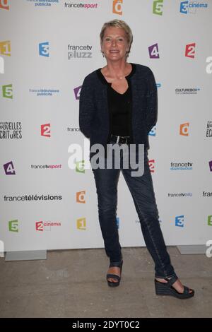 Elise Lucet attending the annual press conference of France Televisions ...