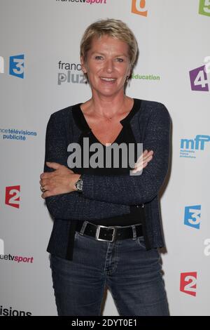 Elise Lucet attending the annual press conference of France Televisions ...