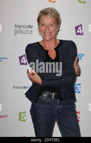 Elise Lucet attending the annual press conference of France Televisions ...