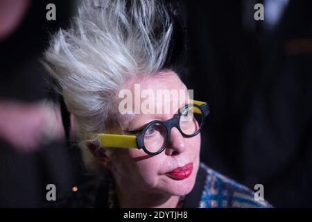 French artist Orlan attends the opening of the 12th Biennale de Lyon of ...