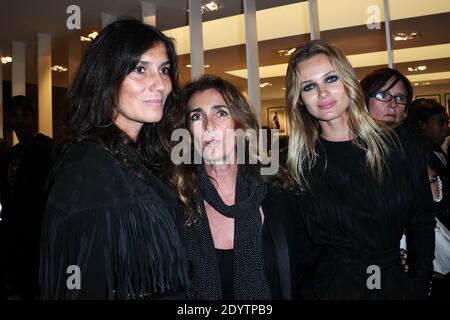 Emmanuelle Alt and Mademoiselle Agnes attending Maxime Simoens Fall ...