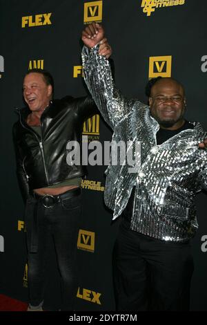 Mickey Rourke, Kai Greene, Film premiere for Generation Iron at the ...