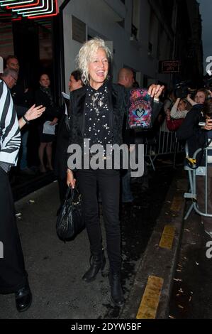 Ellen von Unwerth attending Jean-Paul Gaultier's Spring-Summer 2014 ...