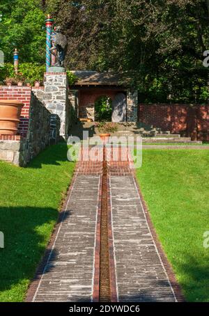 The Blue Steps at the Naumkeag Estate in Stockbridge, Massachusetts ...