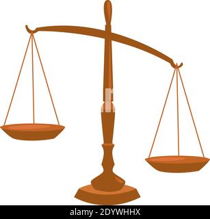 An attorney scale icon isolated on a gray background Stock Vector Image ...