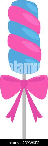 pink candy on stick Stock Vector Image & Art - Alamy