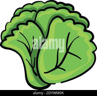 salad food healthy green fresh vector seamless pattern Stock Vector ...