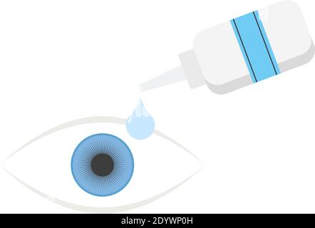 container eye drop cartoon vector illustration Stock Vector Image & Art ...