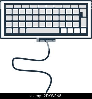 A digital simple vector illustration of a black sack on a white ...