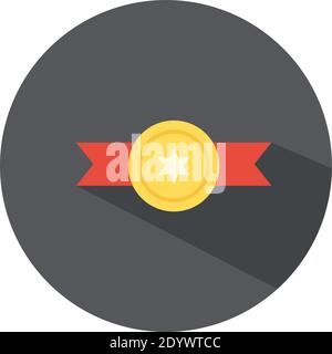 Star batch, illustration, vector on a white background Stock Vector ...