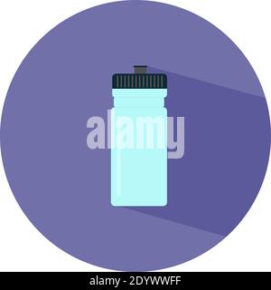 Vector illustration of water sipper on yellow background Stock Vector ...