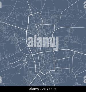 Urban vector city map of Lodz, Poland Stock Vector Image & Art - Alamy
