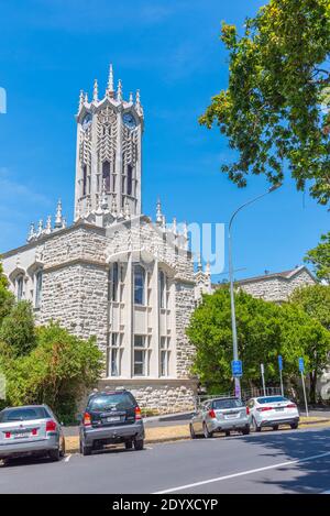 The clock tower University of Auckland campus Princes Street Auckland ...