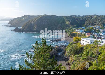 Tapeka point near Russell, New Zealand Stock Photo - Alamy