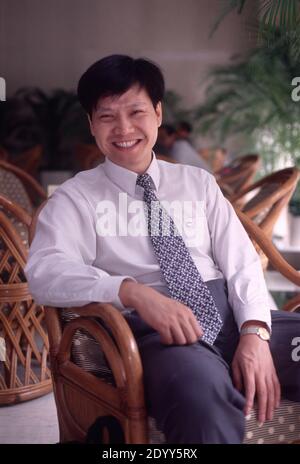 Lei Jun, then CEO of Jinshan, now co-founder of Xiaomi, in Beijing ...