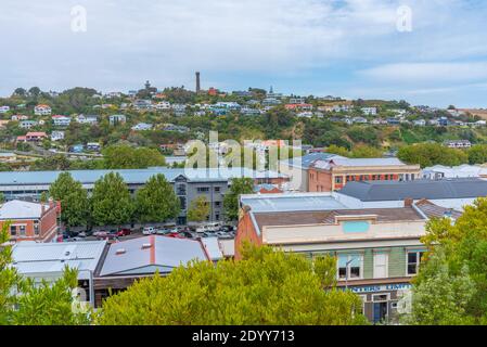 Aerial view of Whanganui, New Zealand Stock Photo - Alamy
