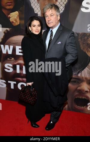 Hilaria Baldwin and Alec Baldwin attend the opening night of "West Side ...