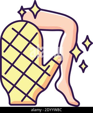 skincare exfoliating scrub cartoon vector illustration Stock Vector ...