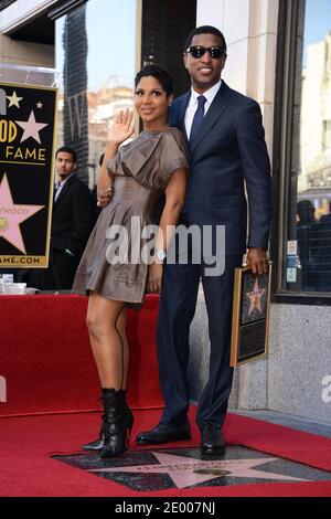 Toni Braxton attends the ceremony honoring Kenny "Babyface" Edmonds ...