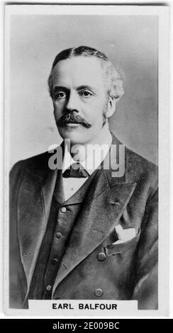 Lloyd George and Arthur James Balfour, Prime Ministers of United ...
