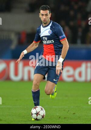 PSG's Javier Pastore during the UEFA Champions League, Group B football ...