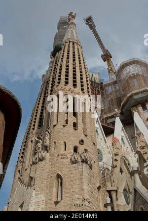 One of the towers that is under construction at The Basilica de la ...