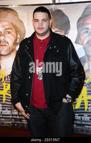 Sadek arriving to the premiere of the film La Marche held at the UGC ...