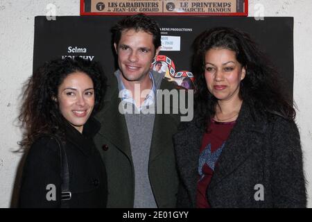 Selma Kouchy, Eric Perisse and Meriem Serbah attending the premiere of ...