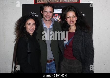 Selma Kouchy, Eric Perisse and Meriem Serbah attending the premiere of ...