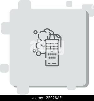 tear gas vector icon modern simple vector illustration Stock Vector ...