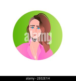 businesswoman leader face avatar successful business woman leadership ...