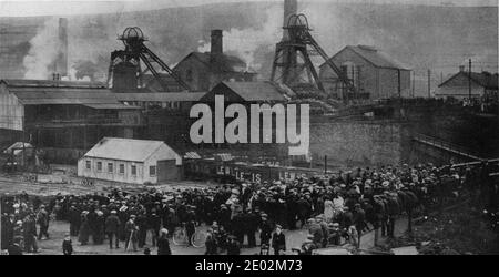 The Burning pit disaster: Rescue scenes at the Universal Colliery ...