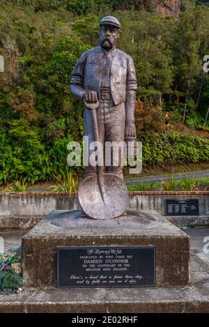 Brunner Mine Historic Area in New zealand Stock Photo - Alamy