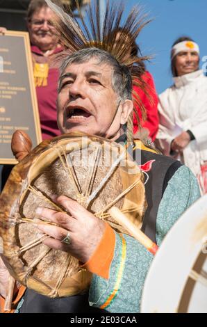 Portrait of First Nations Storyteller Garry Sault, Toronto, Canada ...