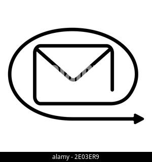 resend icon black vector illustration Stock Vector Image & Art - Alamy